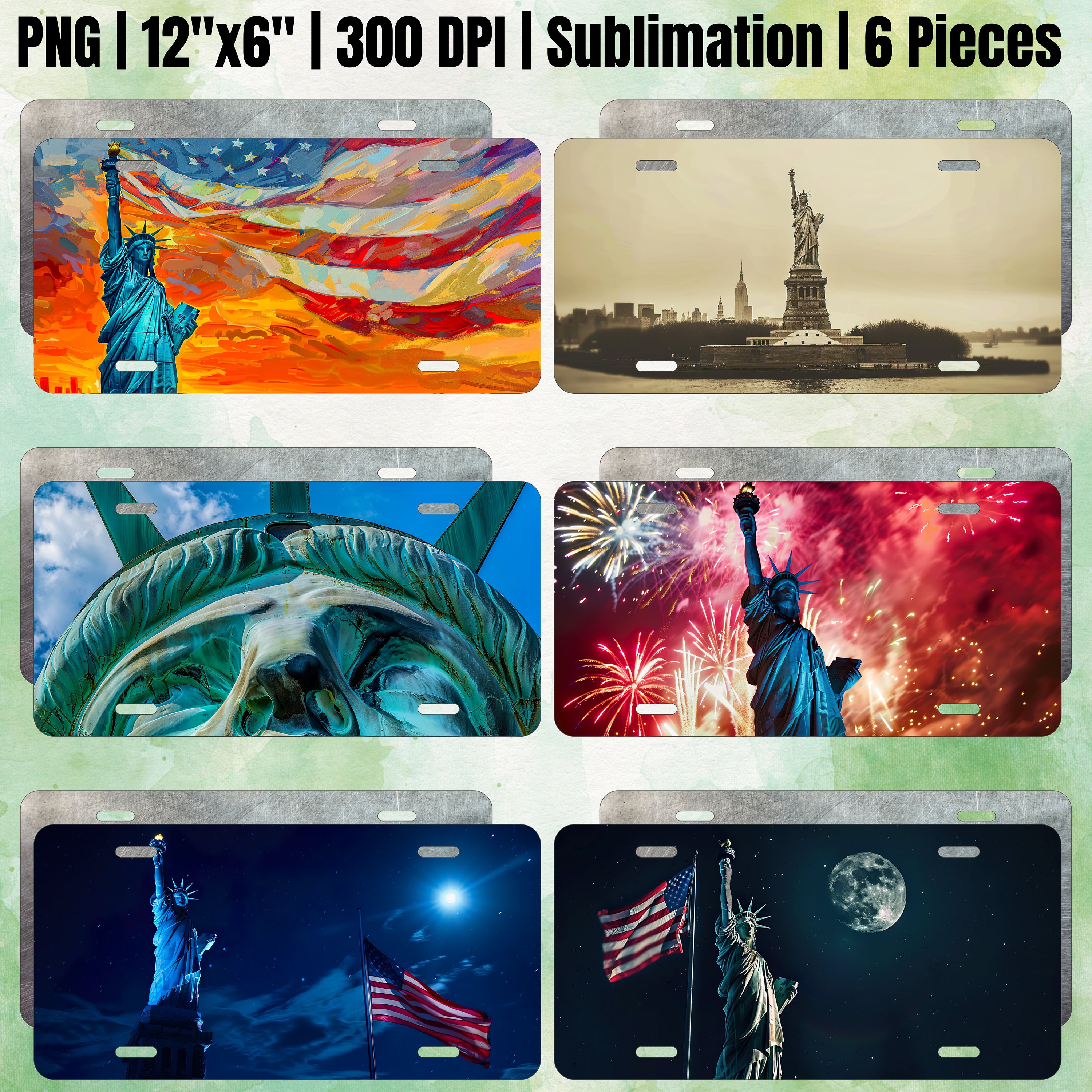 License Plate PNG, License Plate Design, Statue of Liberty, Front ...