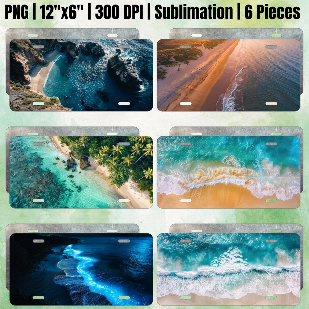 License Plate PNG, License Plate Design, Front License Plate, Beach PNG ...