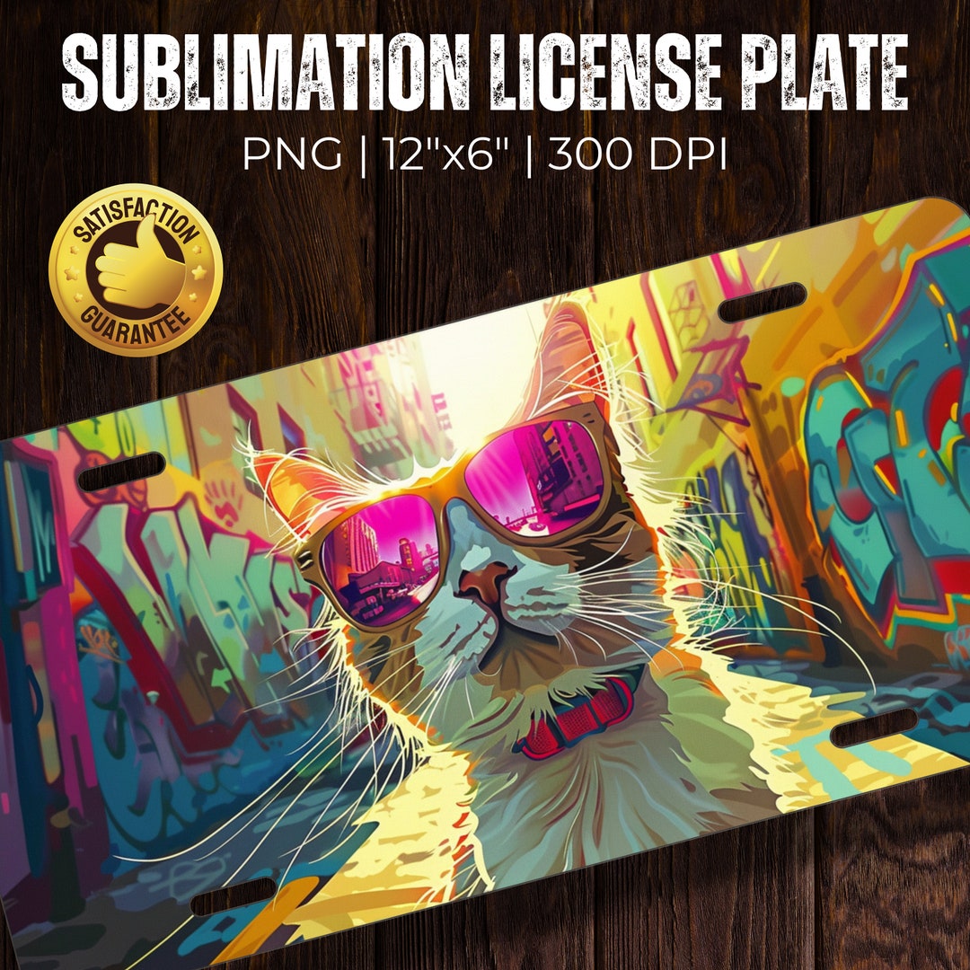 License Plate PNG, License Plate Design, Funny Cat PNG, Cat License ...