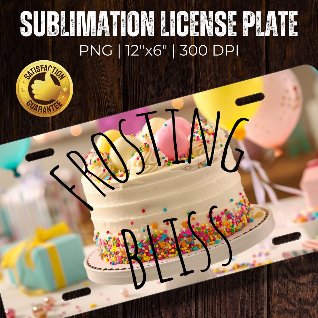 License Plate PNG, License Plate Design, Baking License Plate, Front ...