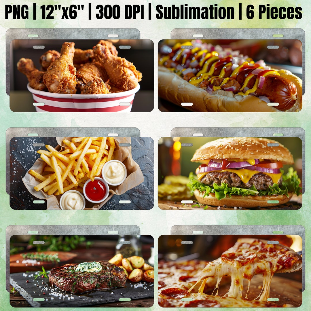 License Plate PNG, License Plate Design, Fries License Plate, Front ...