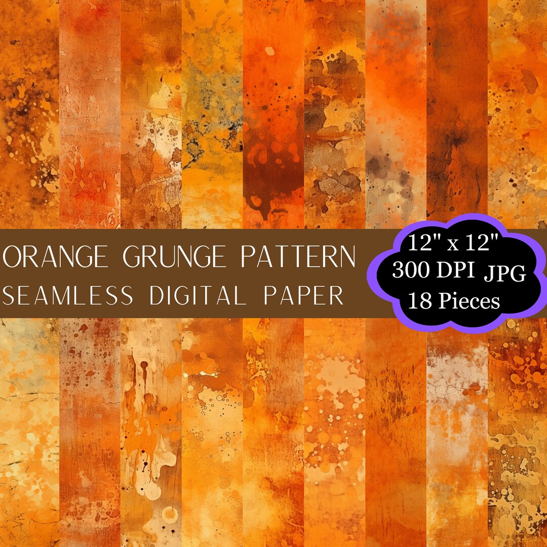 Grunge Patterns Digital Paper Printable Seamless Pattern Grunge ...