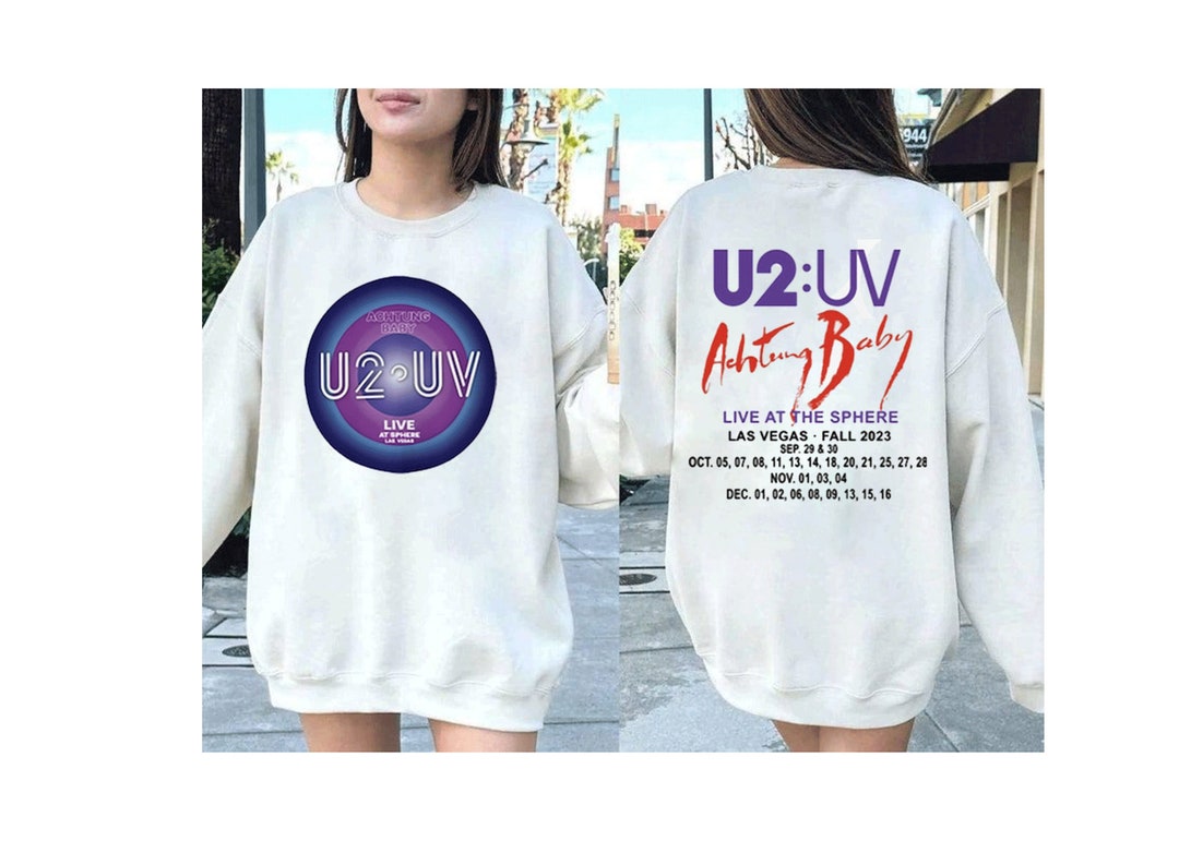 U2 Las Vegas Ultraviolet 2 Side Tshirt Irish Rock Music Band - Etsy