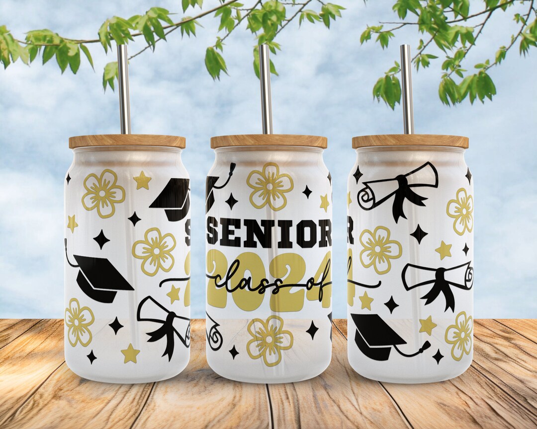 Graduation Svg Senior 2024 Svg Libbey Glass Wrap Svg, Class of 2024 16 ...
