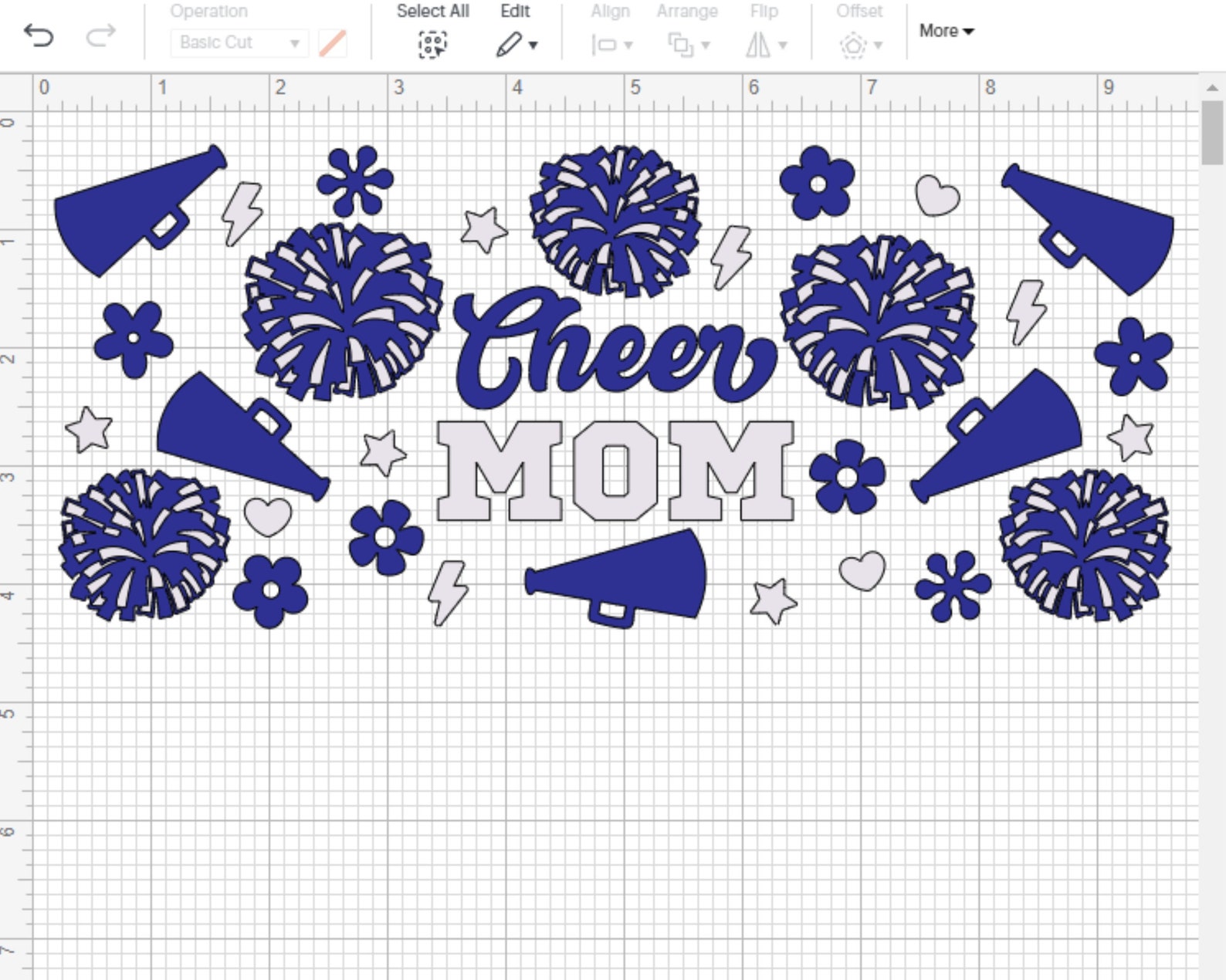 Cheer Mom Svg Libbey Glass Wrap Svg, Football Mom Svg Pom Pom 16oz ...