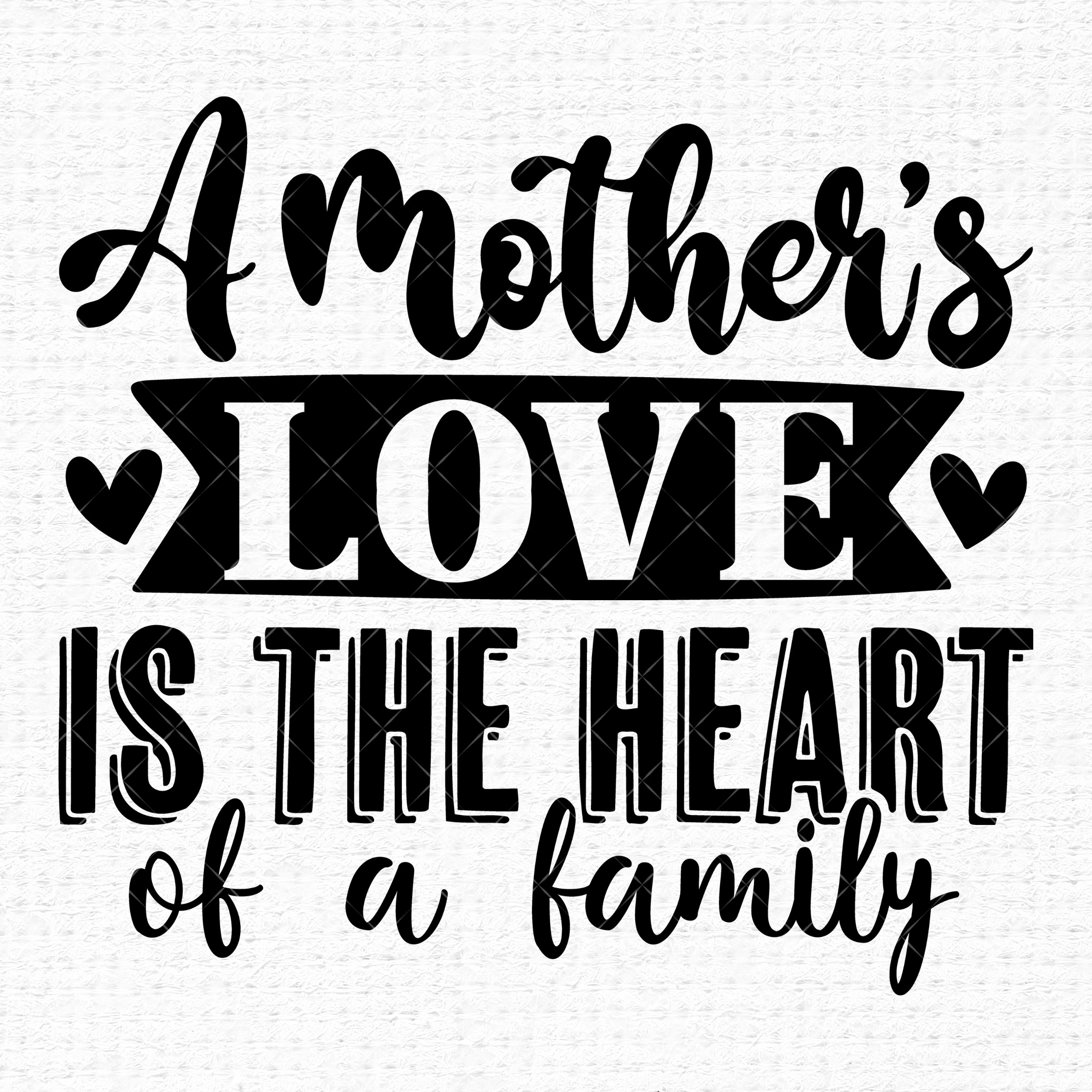 A Mothers Love Svg Files for Cricut, Funny Mom Life Motherhood Retro ...