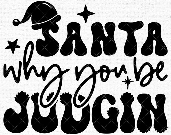 Buff Santa Claus SVG Funny Christmas SVG Funny Xmas Svg Merry Christmas ...