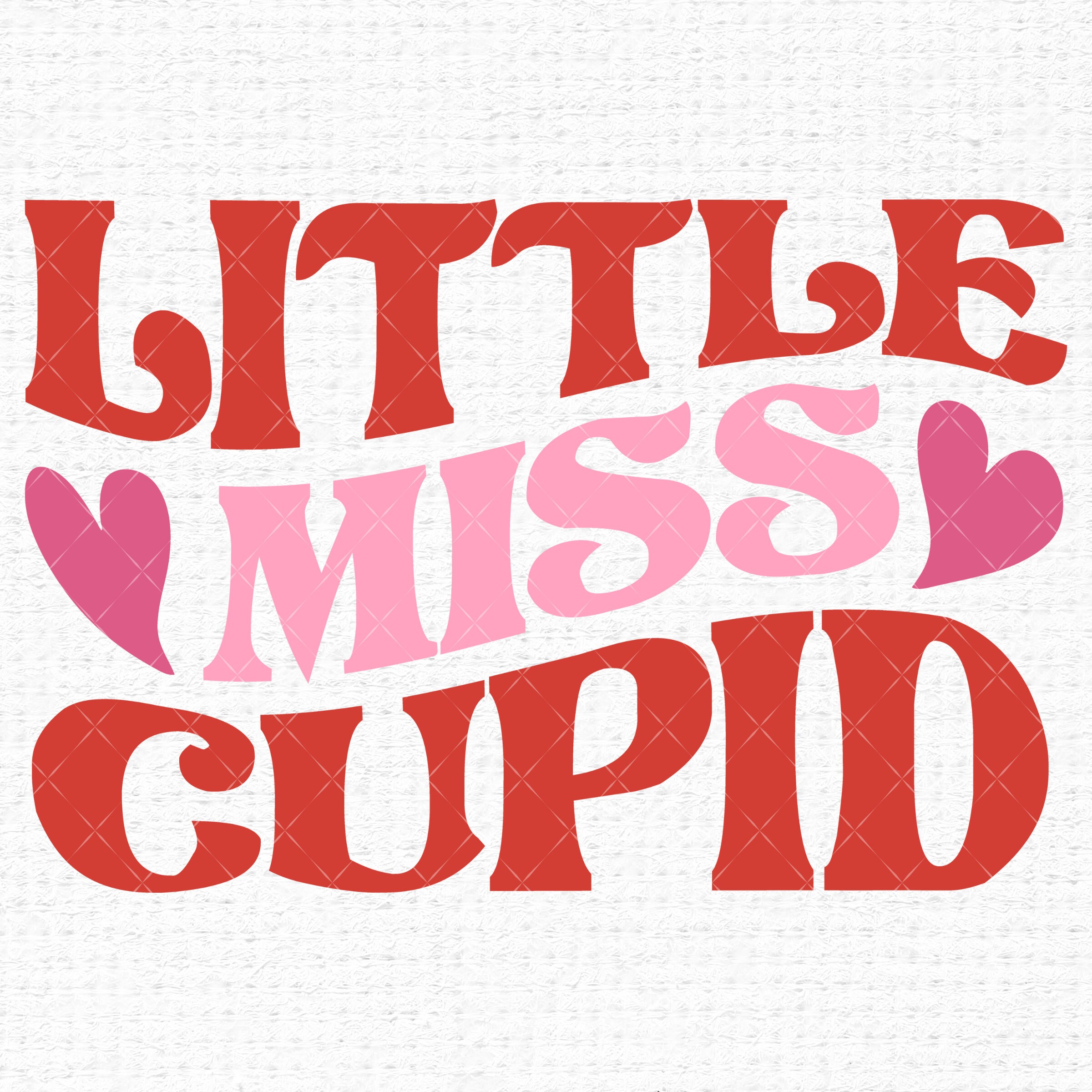 Little Miss Cupid Svg Valentine Kids Girl Retro Valentines - Etsy