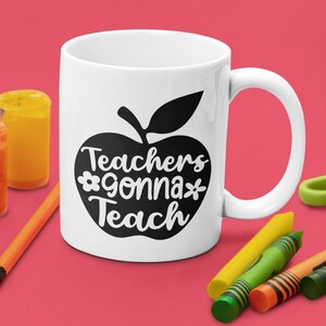 Funny Teacher Bundle Svg Files for Cricuttrendy Appreciation Gift ...