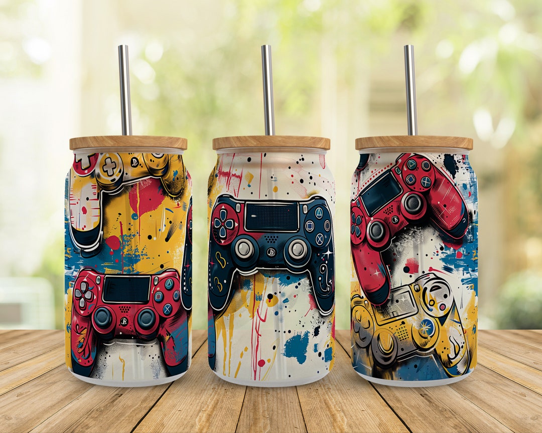 Gaming Fuel Png Libbey Glass Wrap Png,game Controller 16oz Libby Beer ...