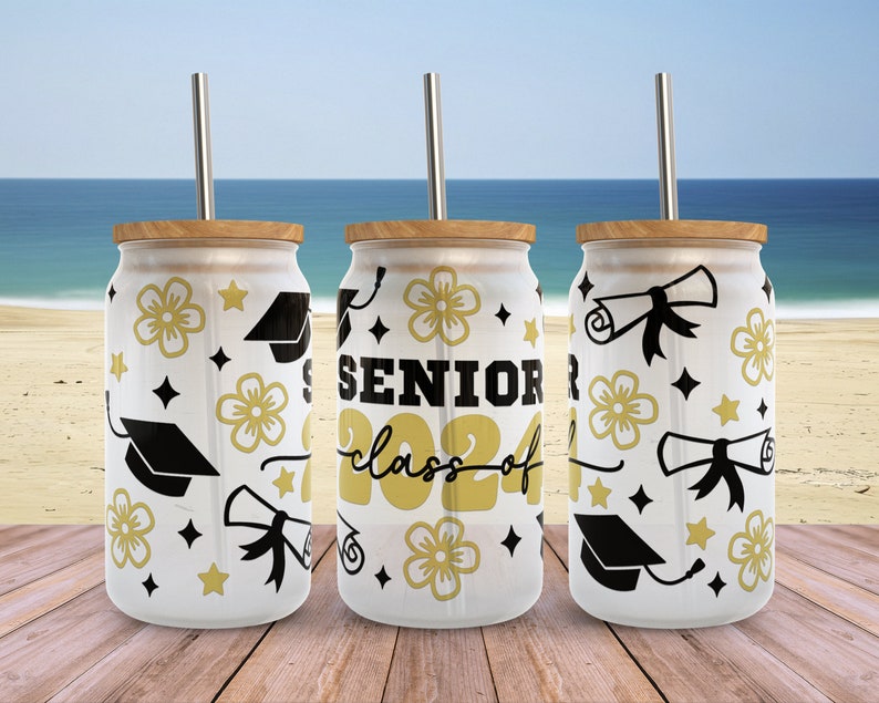 Graduation Svg Senior 2024 Svg Libbey Glass Wrap Svg, Class of 2024 ...