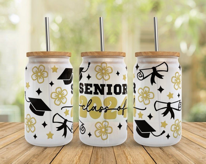 Graduation Svg Senior 2024 Svg Libbey Glass Wrap Svg, Class of 2024 ...