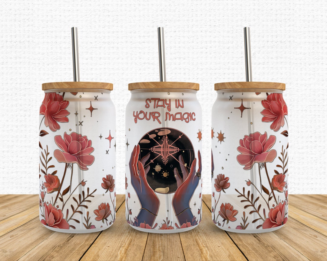 Stay in Your Magic Png Libbey Glass Wrap Png, Boho Celestial Galaxy ...
