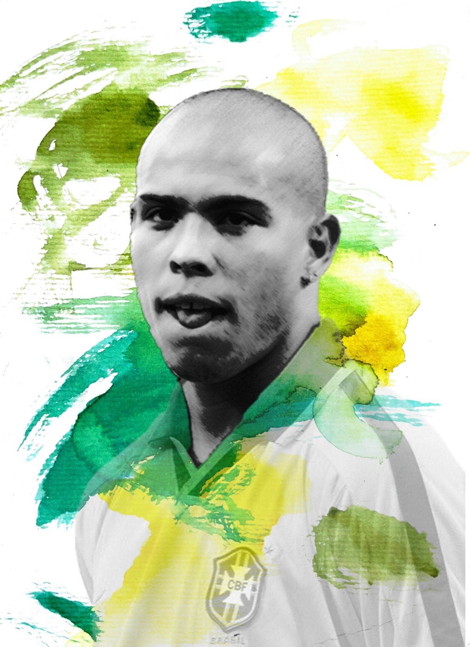 Ronaldo - R9 - Home Kit - Football Poster - Football Print - Mid ...