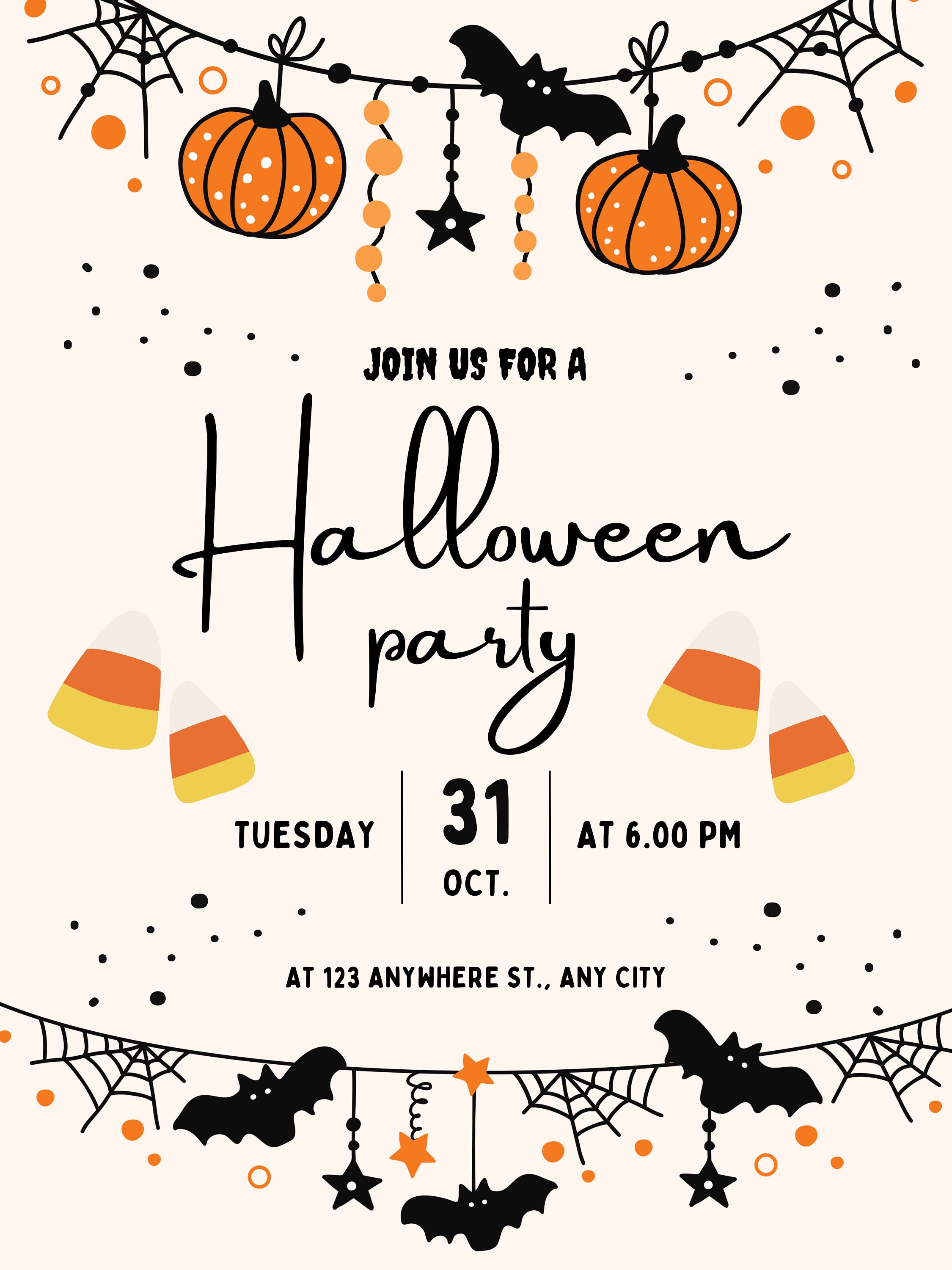 Halloween Invitation - Etsy