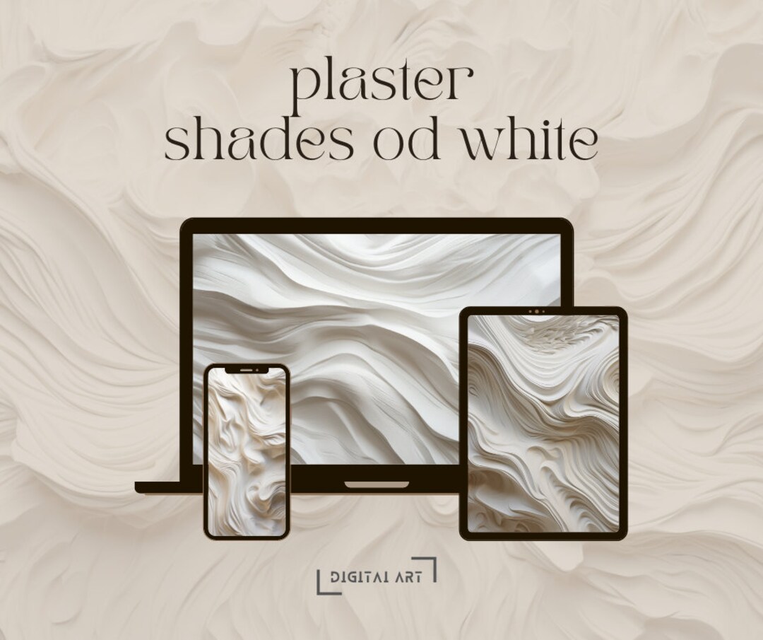 Plaster Backgrounds for Screens Shade of White Wallpapers - Etsy UK
