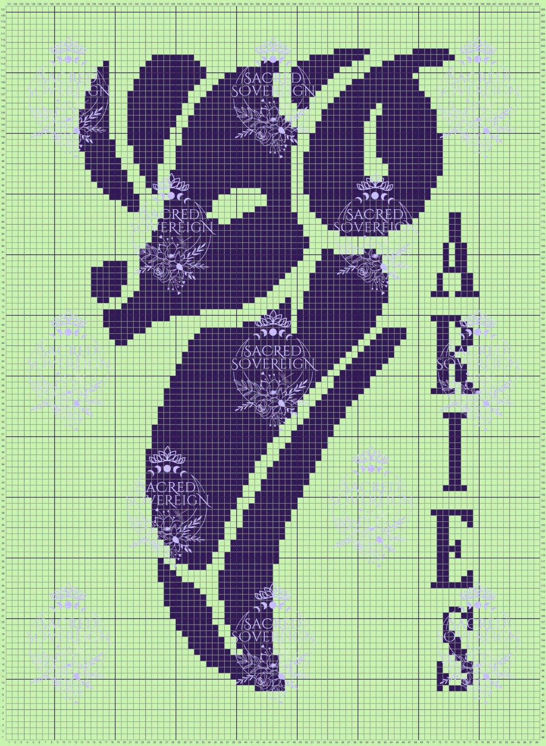 Aries Zodiac C2C Crochet Blanket Pattern: Astrology Throw (PDF Digital ...