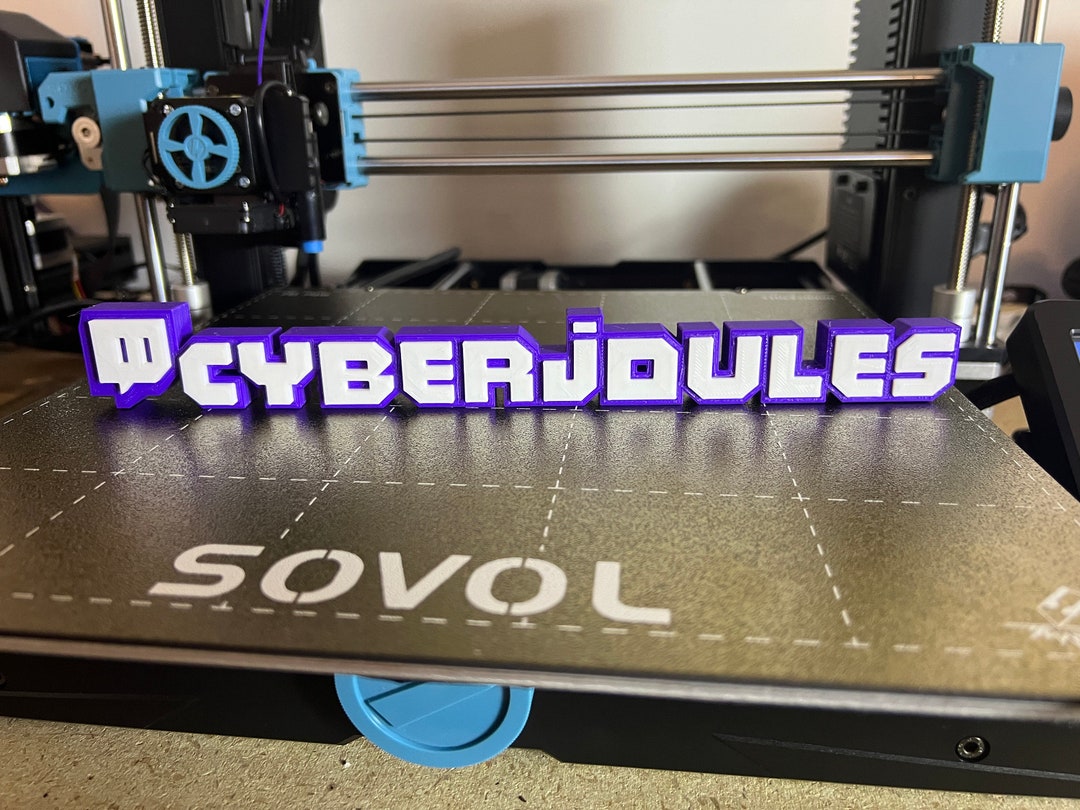 Custom Twitch Nameplate | Personalized Streamer Gift | Game Room ...