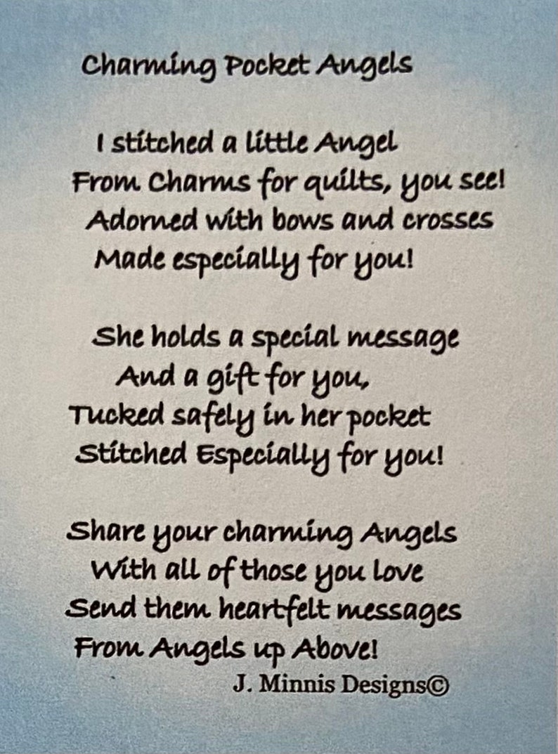 Charming Pocket Angels Pattern Digital - Etsy