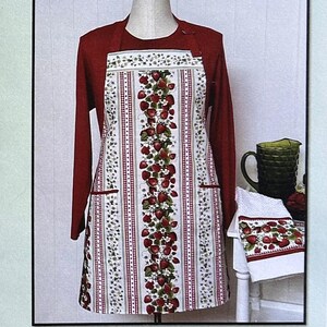 Border Stripe Apron & Towels Pattern - Etsy