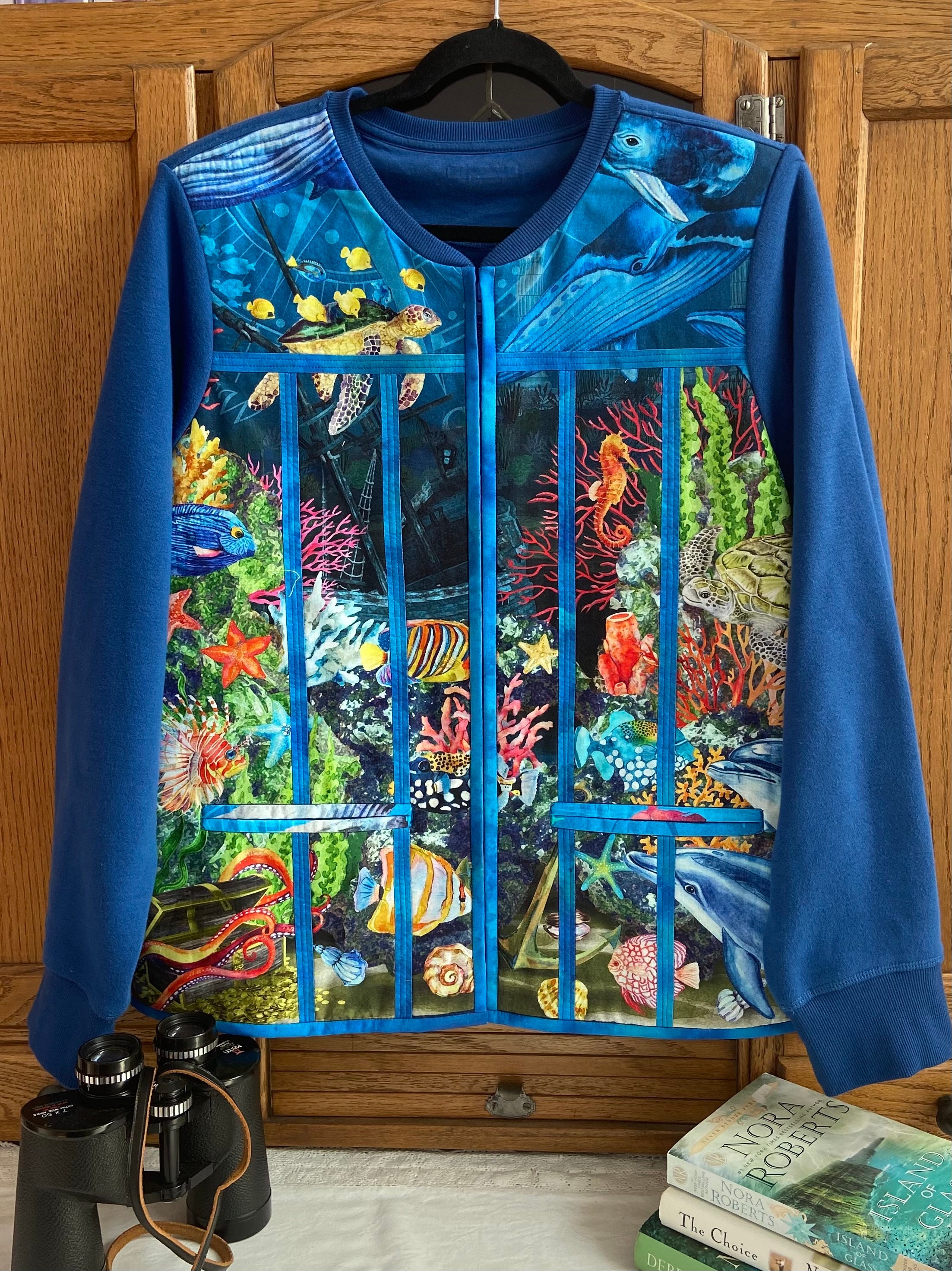 Playing With Panels Quilted Sweatshirt Jacket Pattern - Etsy