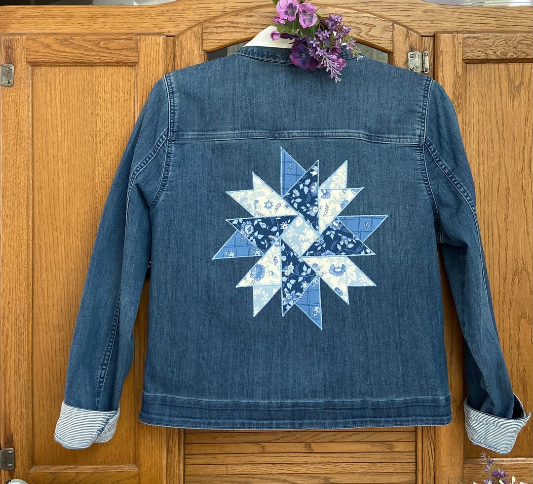 Charming Applique Double Aster Block - Etsy