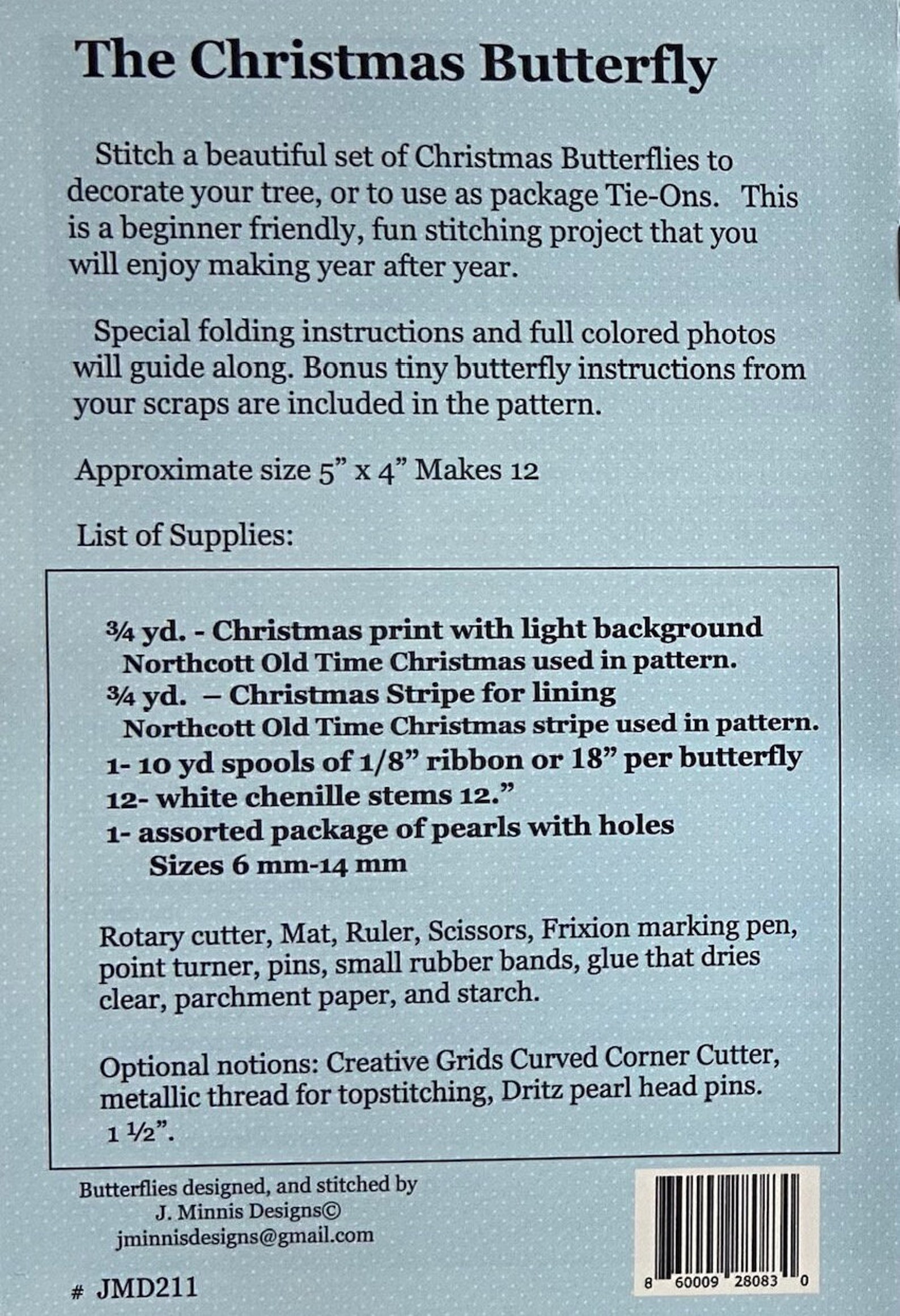 The Christmas Butterfly - Etsy