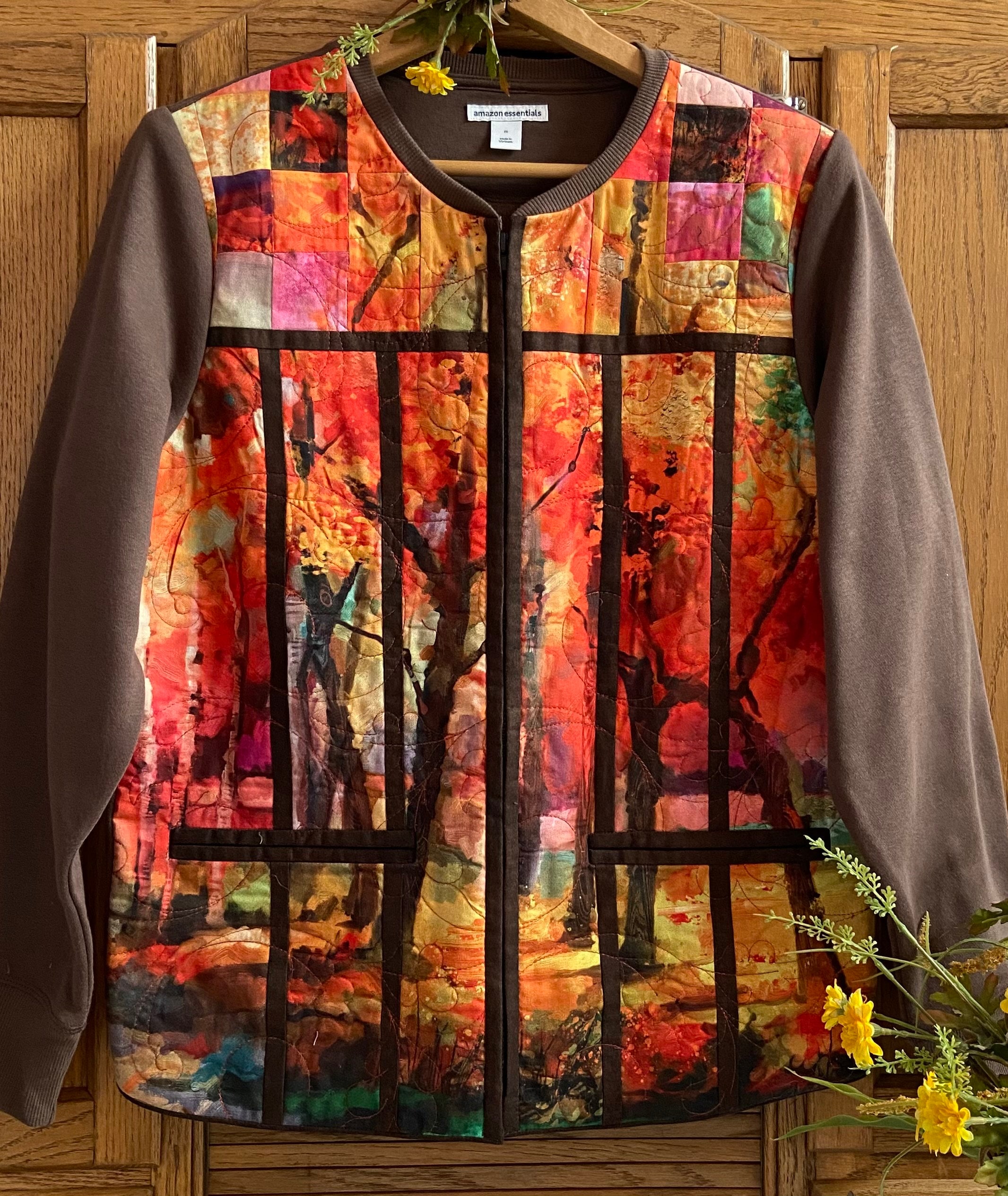 Playing With Panels Quilted Sweatshirt Jacket Pattern - Etsy