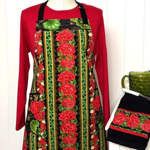 Border Stripe Apron & Towels Pattern - Etsy