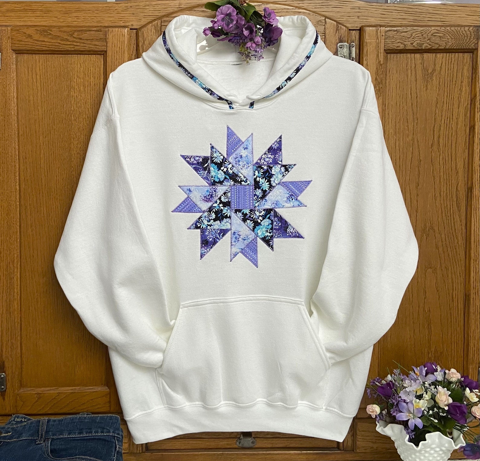 Charming Applique Double Aster Block - Etsy