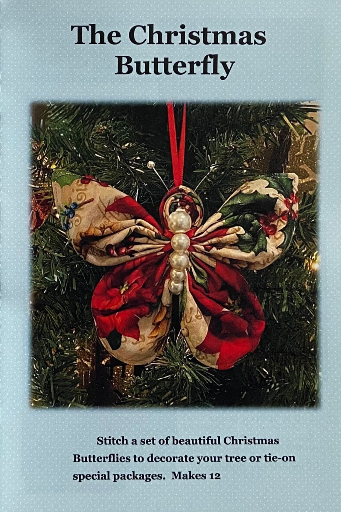 The Christmas Butterfly - Etsy