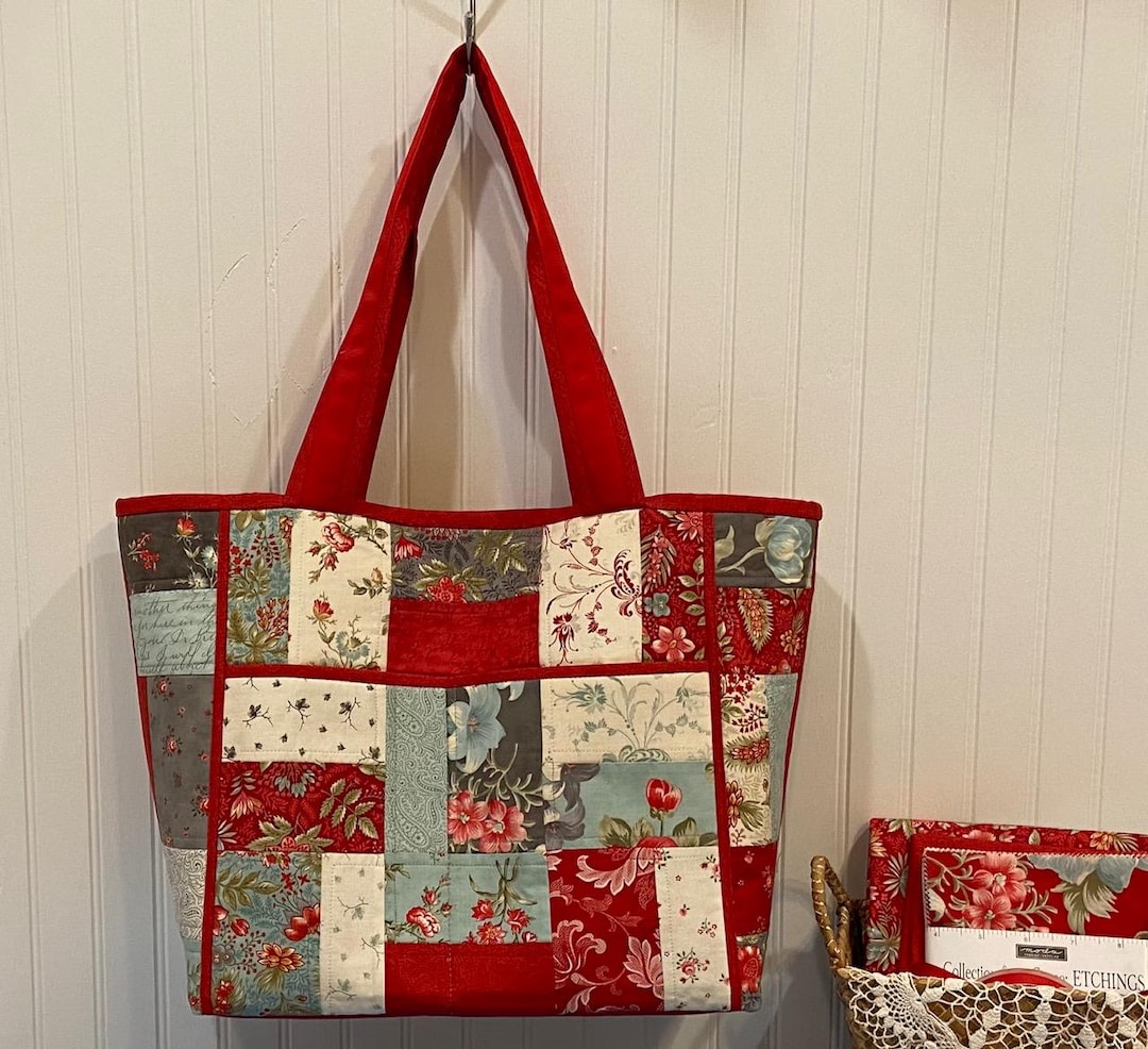 Charming 8 Pocket Tote Bag Pattern Digital - Etsy