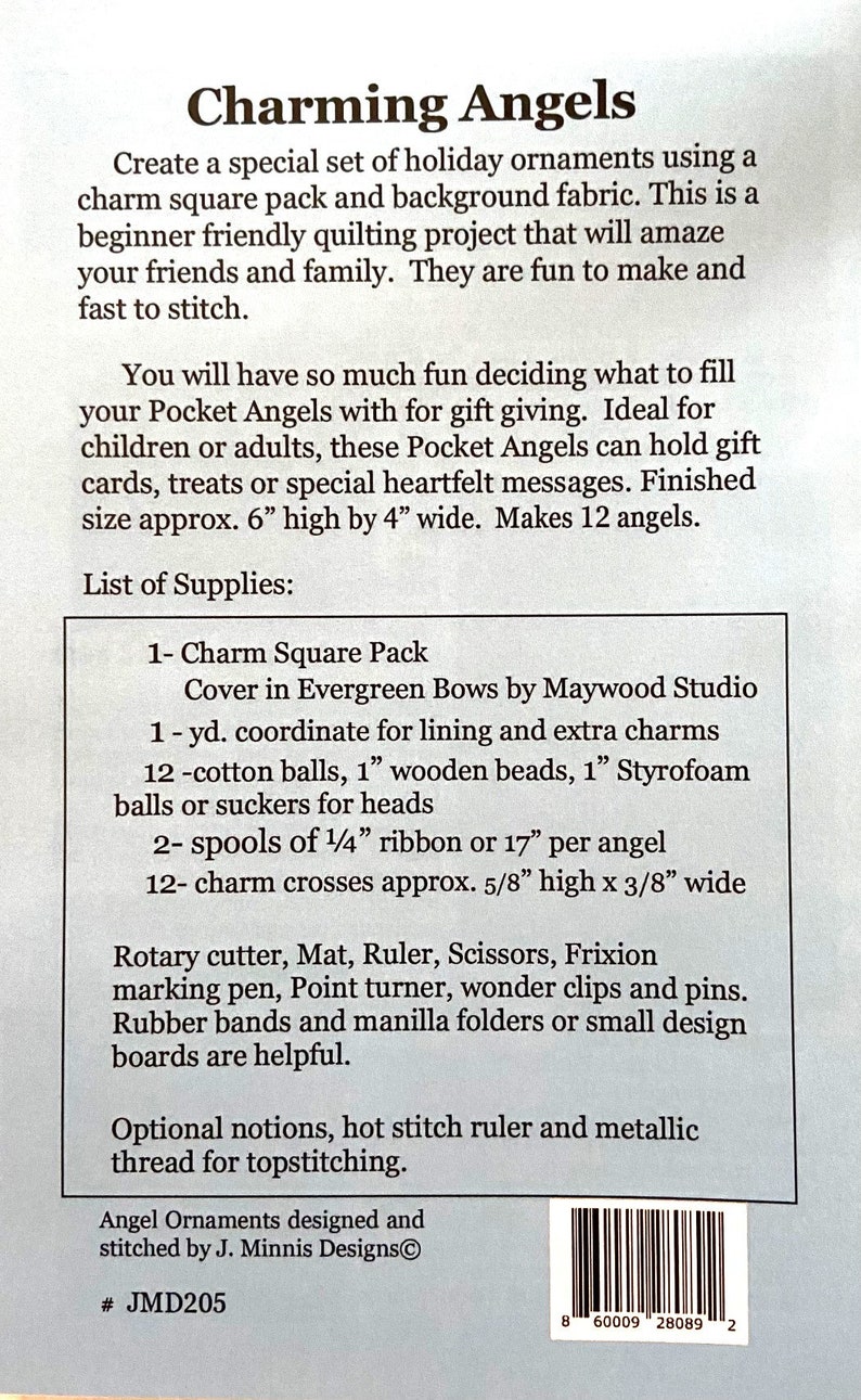 Charming Pocket Angels Pattern Digital - Etsy