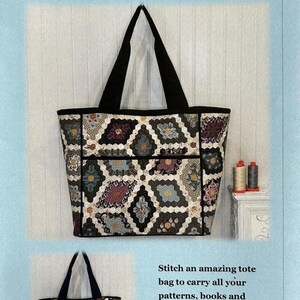 Cheater Print 8 Pocket Tote Bag Pattern - Etsy