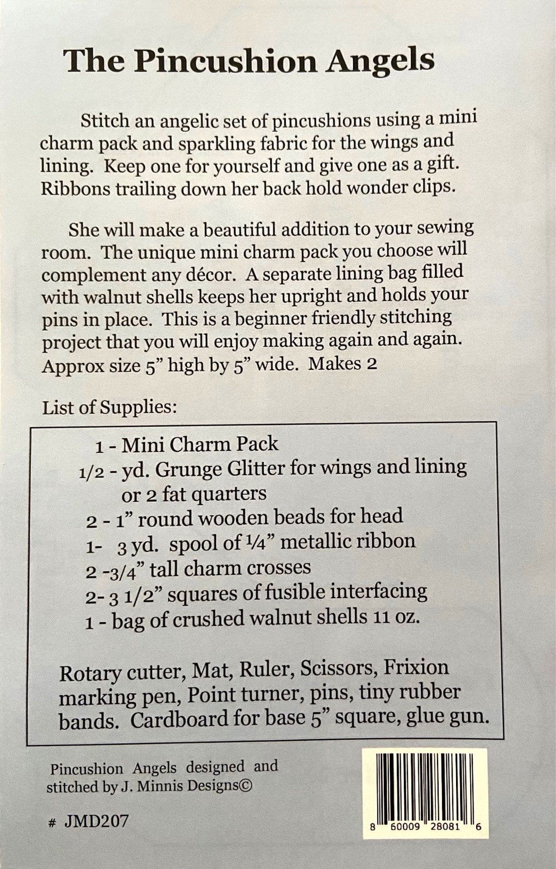 The Pincushion Angels Digital Pattern - Etsy