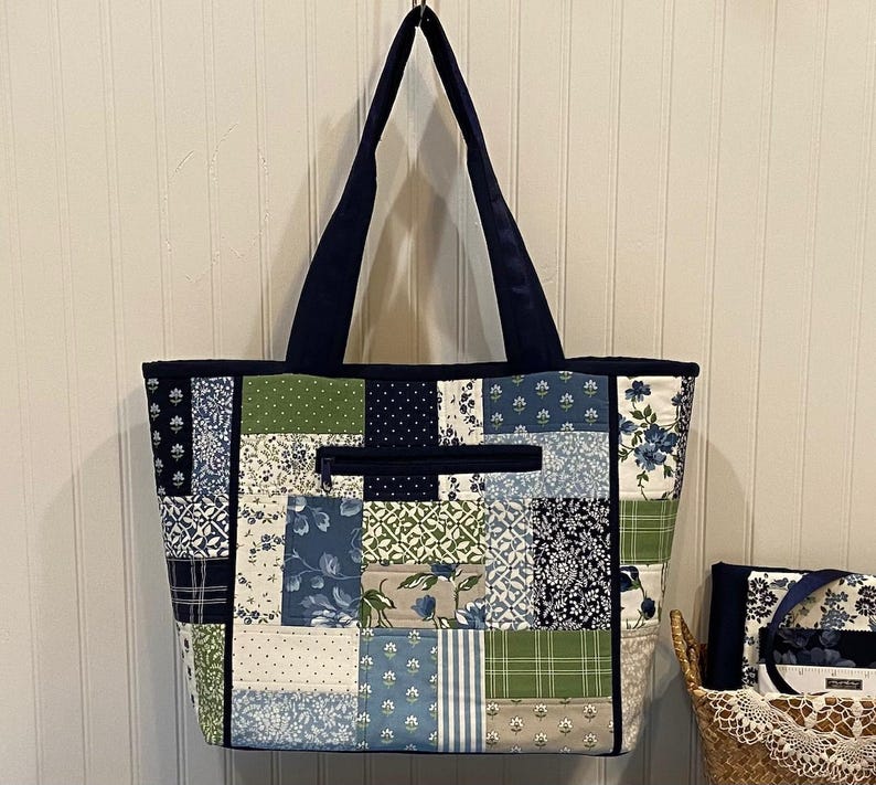 Charming 8 Pocket Tote Bag Pattern Digital - Etsy