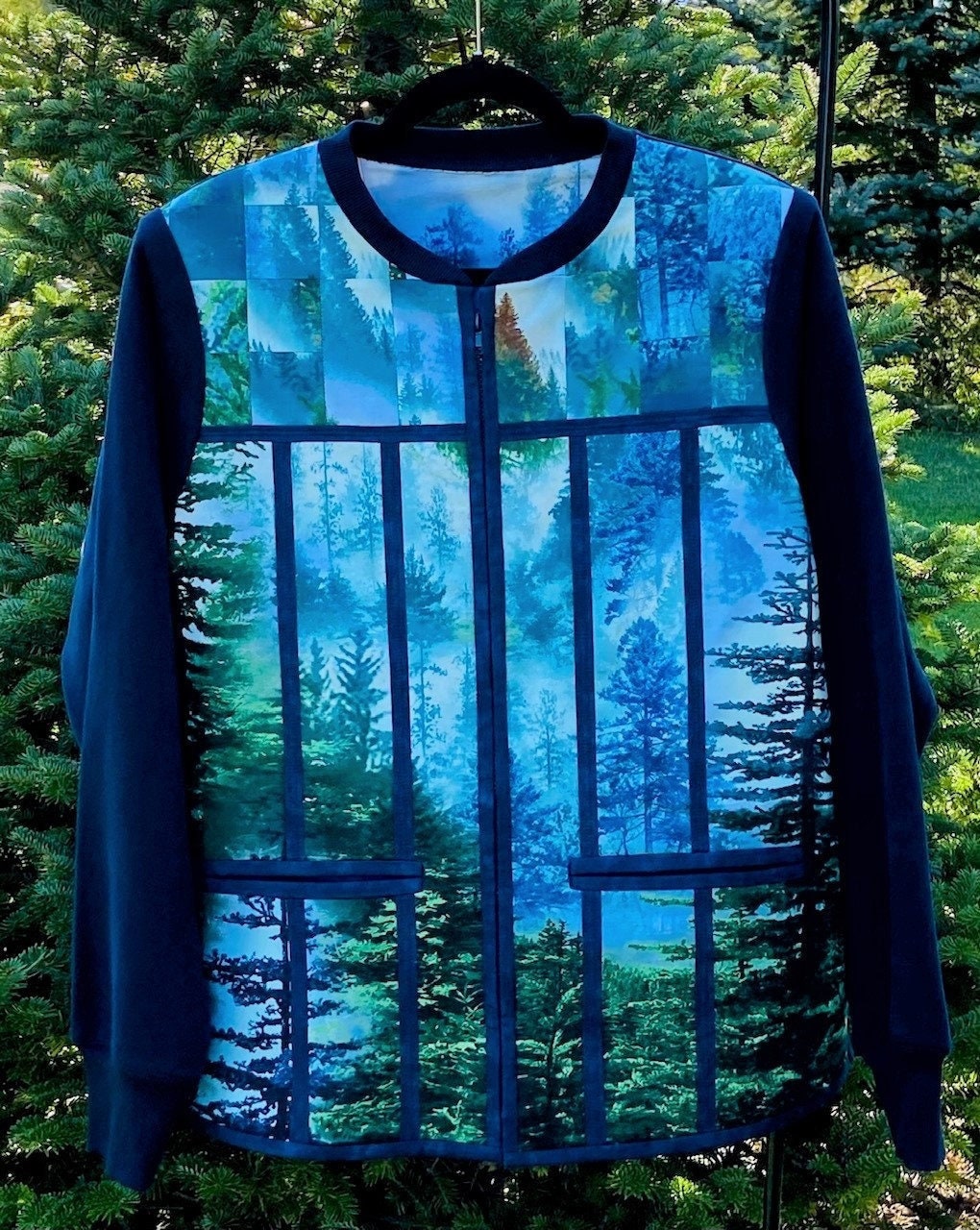 Playing With Panels Quilted Sweatshirt Jacket Pattern - Etsy