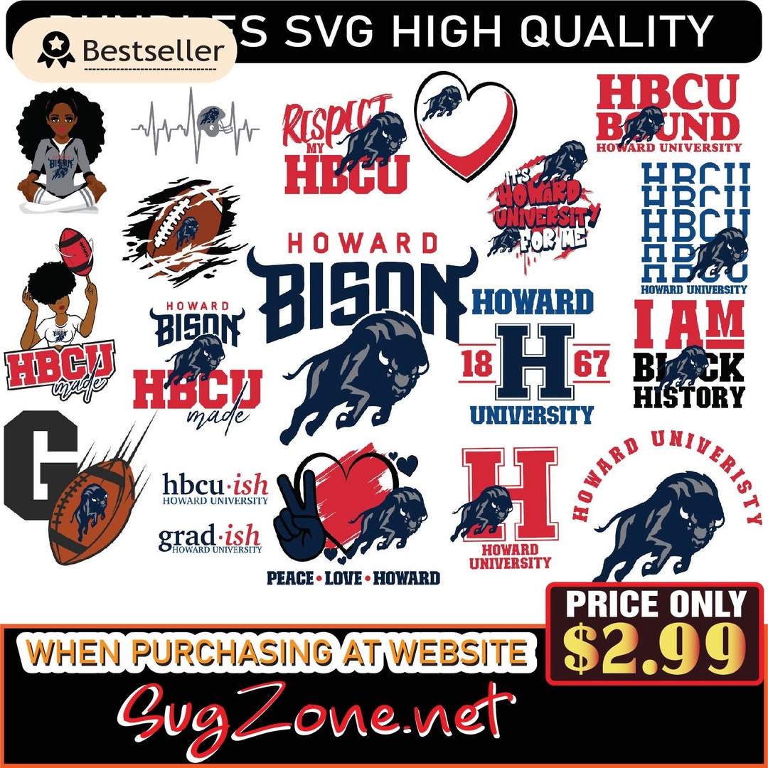 Digital Downloads: Howard University Svg and Hbcu Svg Bundle - Etsy ...