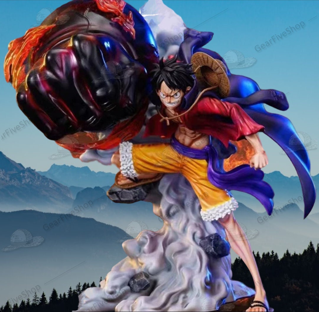 Monkey D Luffy Gear 3 Figure. One Piece Anime Figurine - Etsy