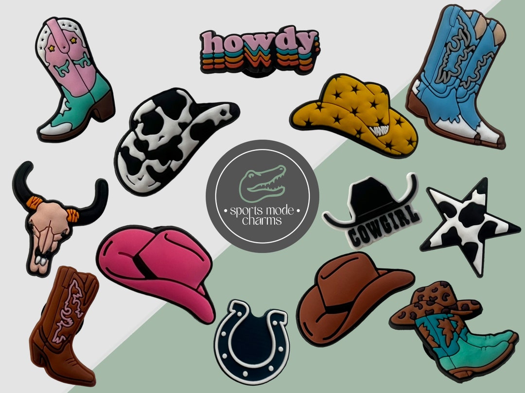 Croc Charm Pin Badge Cute Charms Cowgirls Kids Rubber - Etsy Australia