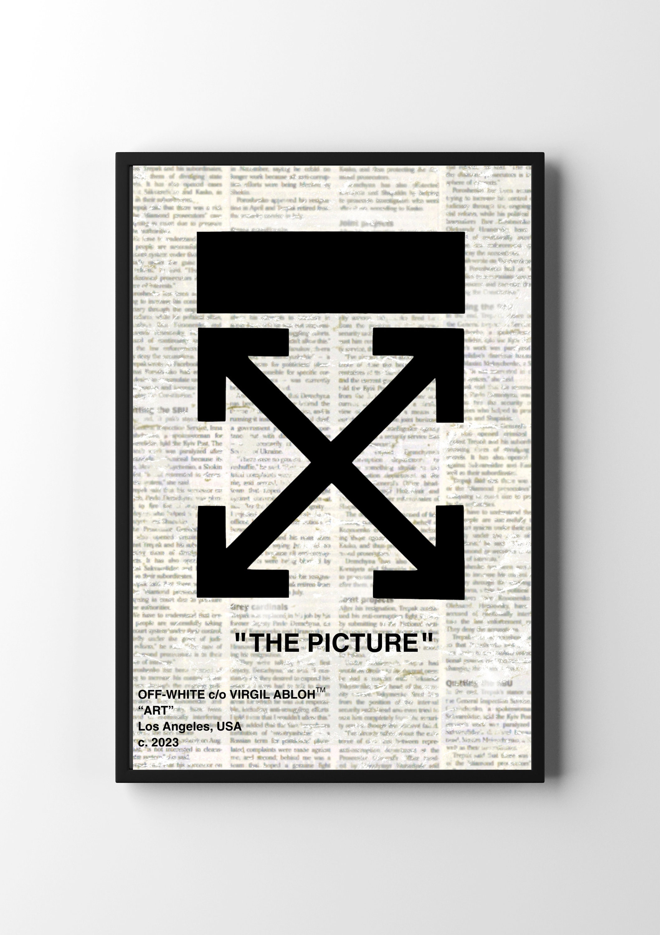 OFF-WHITE Poster , Instant Download, Modern Art, Off-white Picture ...