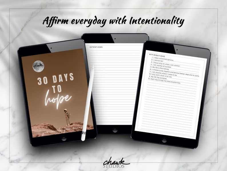 30 Days to Hope Guided Digital Journal With Daily Affirmations and ...