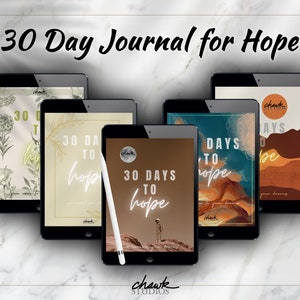 30 Days to Hope Guided Digital Journal With Daily Affirmations and ...