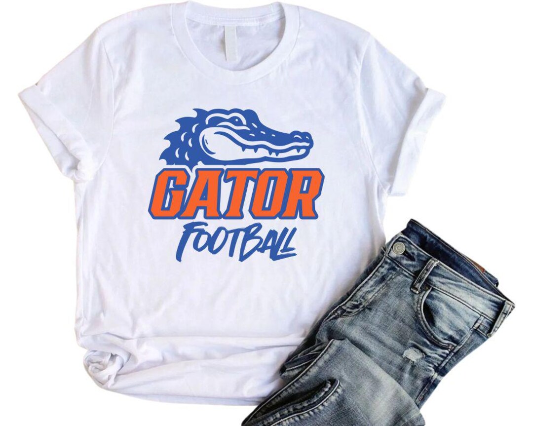 Gator Football Fan T Shirt in Custom Colors, Vintage Style FL Football ...