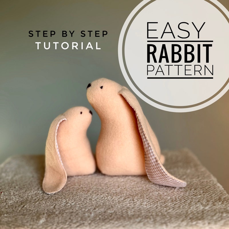 Bunny Sewing Pattern - Etsy Canada
