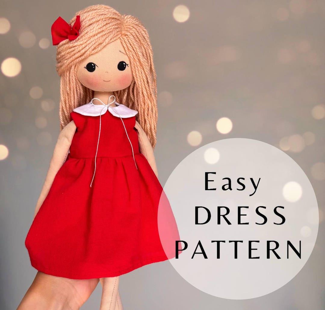 14 Inch Doll Dress Sewing Pattern: Easy DIY Tutorial (PDF) - Etsy