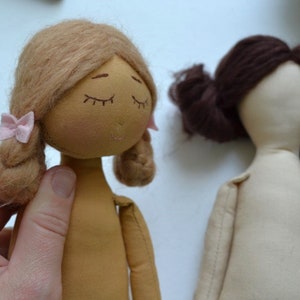 Easy Fabric Doll Sewing Pattern – DIY Cloth Doll Tutorial - Etsy