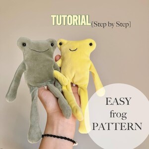 Easy Frog Pattern and Tutorial PDF - Sewing for Beginners - Etsy