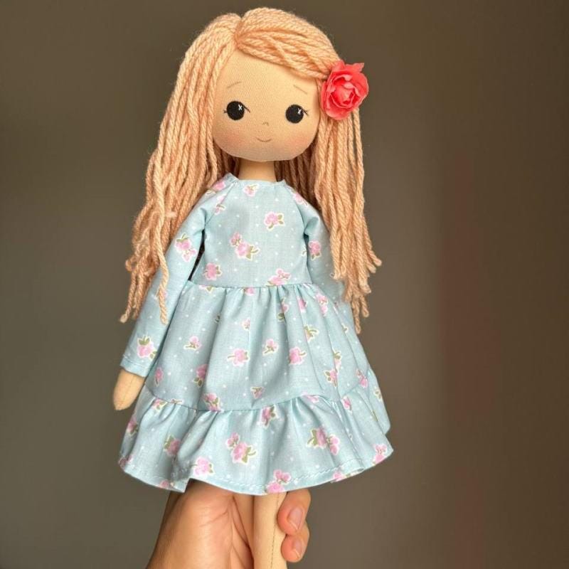 2 Easy Sewing Patterns Ruffle Dress for 14inch Doll - Doll Dress PDF ...