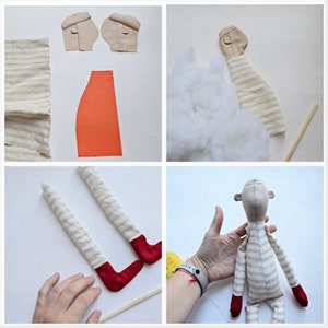 Easy Christmas Elf Pattern, Gnome in the Nordic Style of Maileg Insp ...